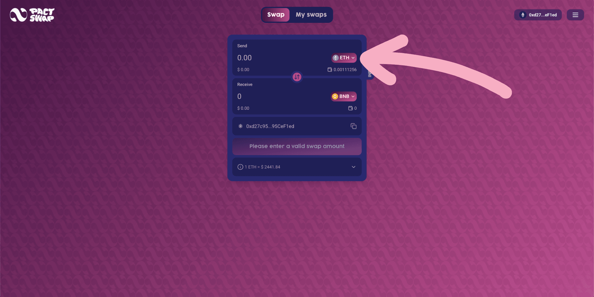 Swapping - A Quick Guide - Pact Swap Documentation